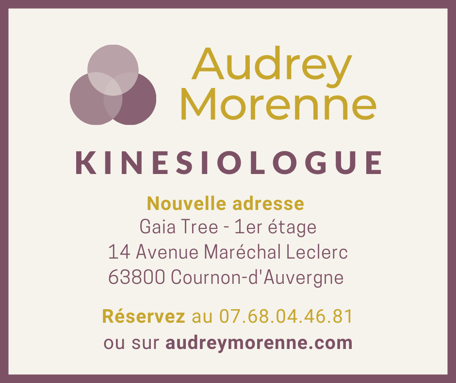 Audrey Morenne | Kinésiologie à Clermont-Ferrand / Romagnat - Beaumont ...